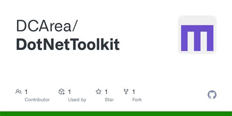 Github Dcarea Dotnettoolkit