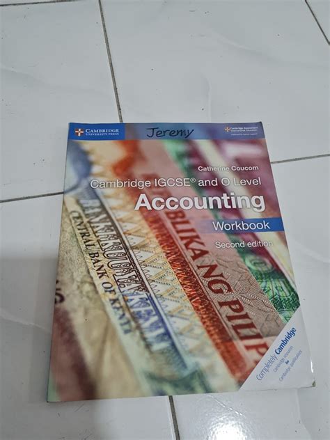 Cambridge Igcse Accounting Workbook Hobbies And Toys Books And Magazines Textbooks On Carousell