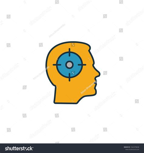 Focusing Icon Simple Element Productivity Icons Stock Vector Royalty Free 1562478658