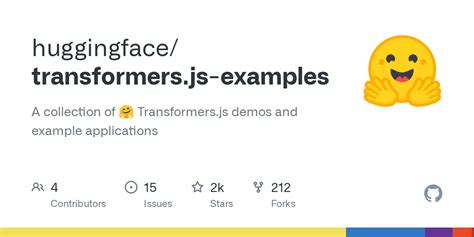 Github Huggingfacetransformersjs Examples A Collection Of 🤗
