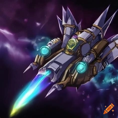 Yugioh Art Of A Scout Spacecraft On Craiyon
