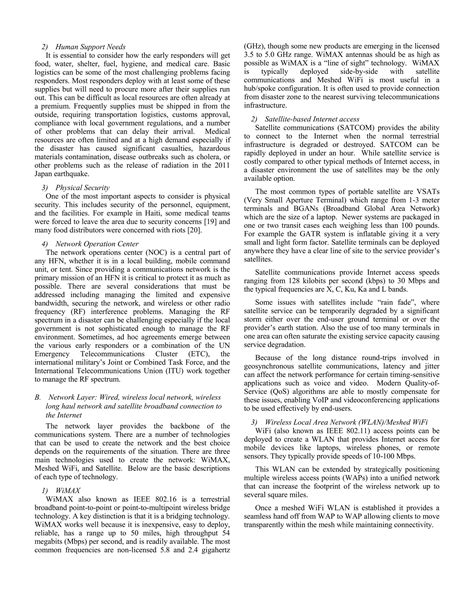 The Evolution Of Hastily Formed Networks For Disaster Relief Pdf