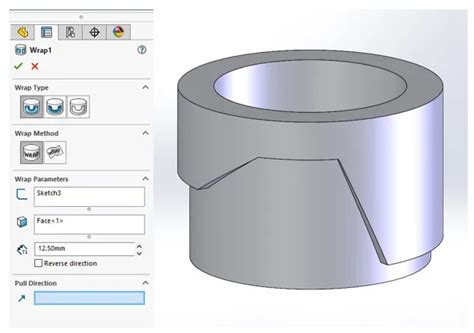 Solidworks Wrap Feature Tutorial Goengineer
