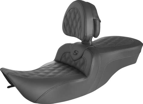 Saddlemen Roadsofa Seat Full Lattice Stitch With Backrest 897 06