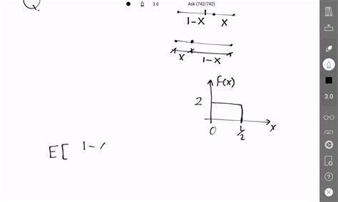 solved a stick of unit length is broken into two pieces find the