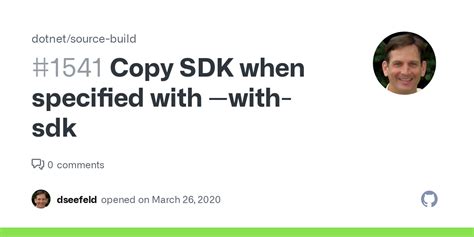 Copy Sdk When Specified With With Sdk · Issue 1541 · Dotnetsource Build · Github