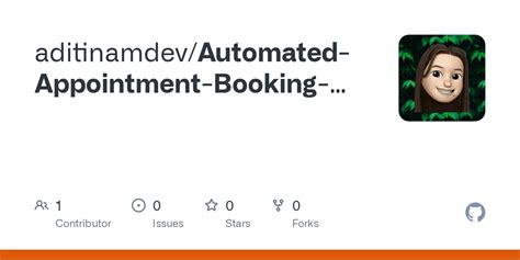 Github Aditinamdev Automated Appointment Booking System Data Science Data Analytics