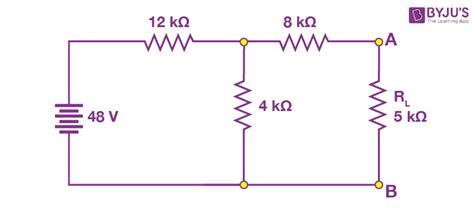 Circuit Diagram Of Thevenin Theorem Thevenins Theorem Quest