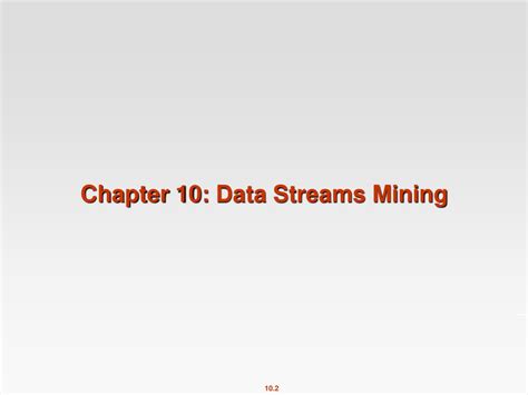 Ppt Chapter 10 Data Streams Mining Powerpoint Presentation Free