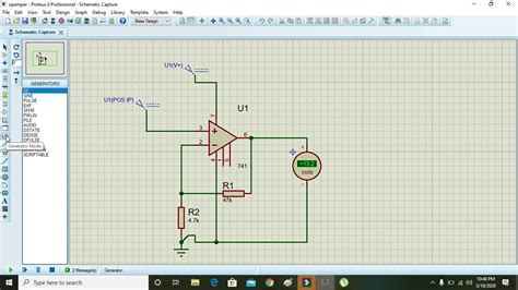 inverting and non inverting amplifier circuit diagram circui