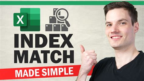 Index Match Excel Tutorial Youtube
