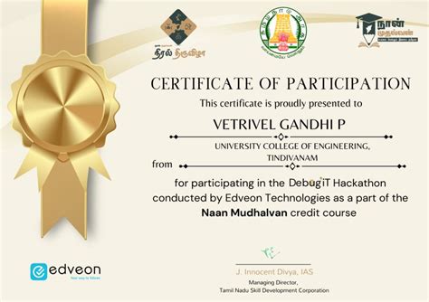 Vetrivel Gandhi P On Linkedin Vlsi Chipdesign Verification Naanmudhalvan Niralthiruvizha