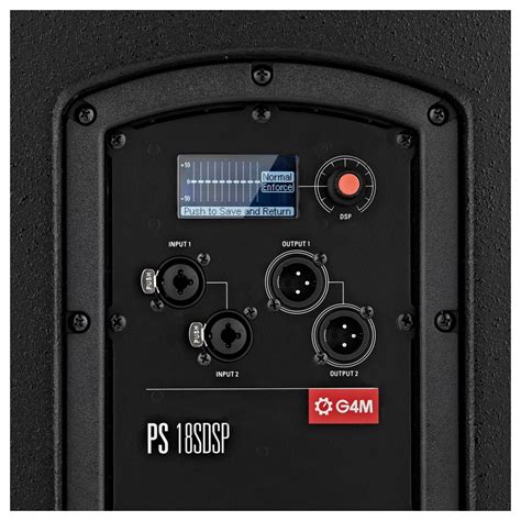 G4m 18 Active Dsp Subwoofer At Gear4music