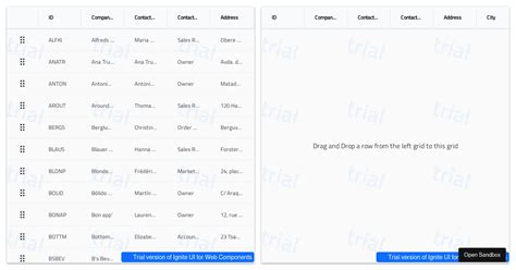 Example Ignite Ui Web Components Codesandbox