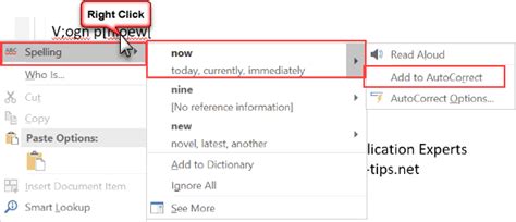 Add To AutoCorrect Is Missing In Outlook Fixed