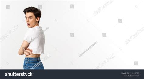 Lgbtq Pride Concept Side View Surprised Stock Photo Shutterstock