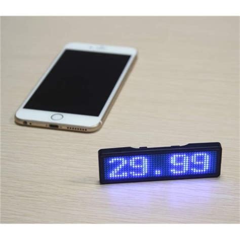 Other Coolbird Blue Led Name Tag Rechargeable Wireless Bluetooth Led Name Badge Reuse Poshmark