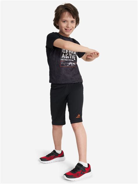 Шорты для мальчиков Demix арт 131036 черный цвет — купить за 269 руб со скидкой 70 отзывы в