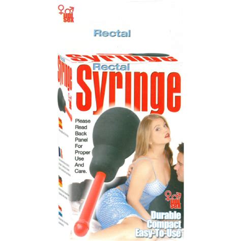 Uni Sex Rectal Syringe The Sex Garden