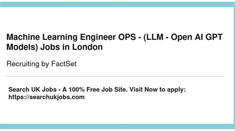 Exploring Machine Learning Engineer Ops Roles In London Fusion Chat