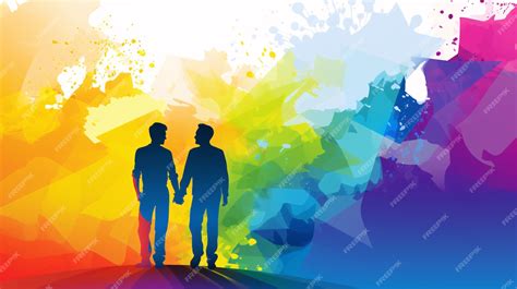 Premium Photo Lgbtq Couple Powerpoint Background Image
