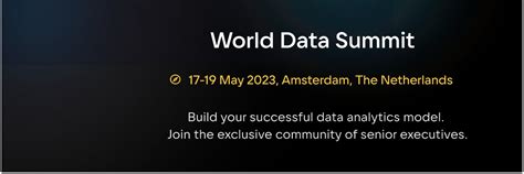World Data Summit 2023 Speakers Sessions Agenda