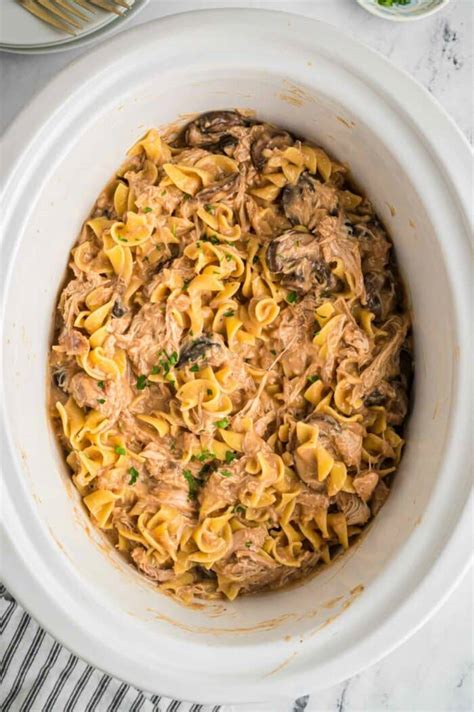 Slow Cooker Chicken Stroganoff Busy Cooks