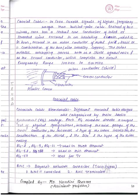 Computer Network Notes Handwritten Unit 1 Pdf
