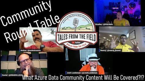 Josh Luedeman On Linkedin 725 Azure Data Community Round Table