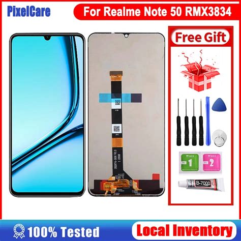 Pixelcare Lcd With Frame For Realme Note 50 Rmx3834 Realme Note 60 Realme Note 60x Lcd Display