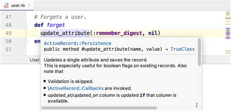 Code Reference Information Rubymine Documentation