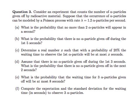 solved question 3 consider an experiment that counts the