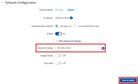 Tailscale Configuration Example Teltonika Networks Wiki