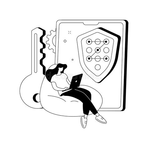 Secure Web Traffic Abstract Concept Vector Illustration Stock Vector Illustration Of White