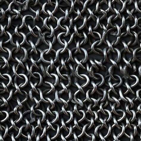 Premium Ai Image Chainmail Texture