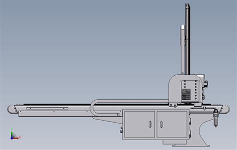 五轴注塑机机械手 Solidworks 2015 模型图纸免费下载 懒石网