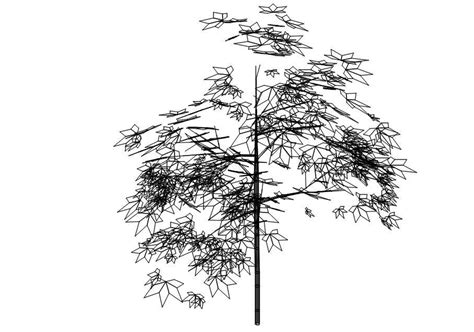 A Tree Block In Autocad Dwg File