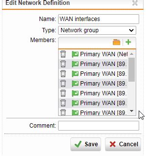 Block External IP Management Networking Logging And Reporting UTM Firewall Sophos