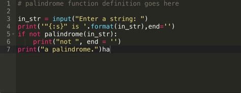 Solved A Palindrome Is A Word Phrase Number Or Other