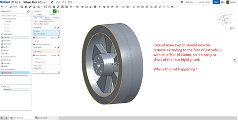 Extrude Remove Query Onshape