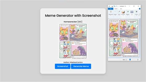 Meme Generator With Screenshot Using Html Css And Javascript With Source Code Sourcecodester