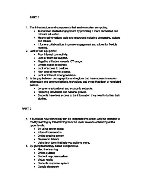 Cic Assignment 3 Unisa Part 1 1 The Infrastructure And Components That Enable Modern