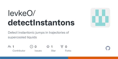 github levkeo detectinstantons detect instantonic jumps in