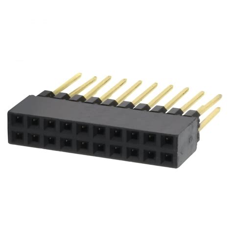 2 54mm Male Female Pin Header 2x10 Pins 11mm Unit Audiophonics