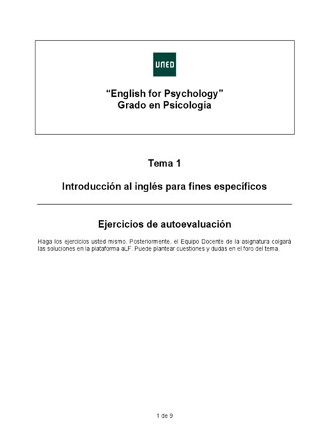 E4p Unit 1 Exercises Without Keys Pdf Lingüística Ciencia