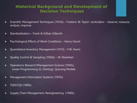 introduction to quantitative decision making methods in healthcare