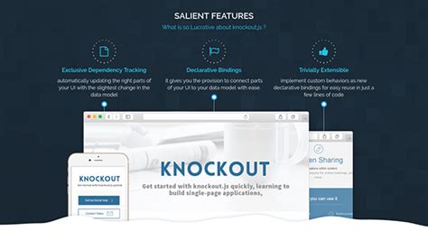 Knockoutjs App Development Web Page Design On Behance