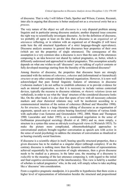 Pragmatic Issues In Discourse Analysis Pdf