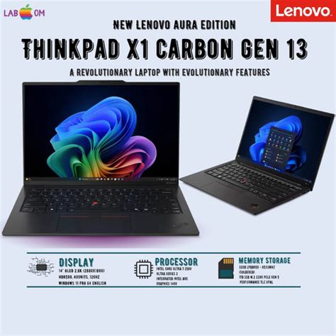 Jual LENOVO THINKPAD X CARBON GEN AURA EDITION ULTRA V GB RAM TB SSD K OLED
