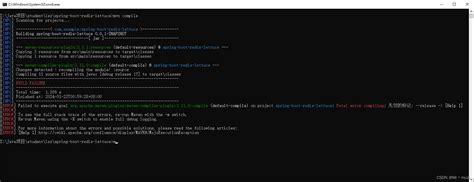 Cmd命令行中执行 Mvn Compile 命令报错：fatal Error Compiling 无效的标记 Release ＞ Help 1 的解决方案fatal